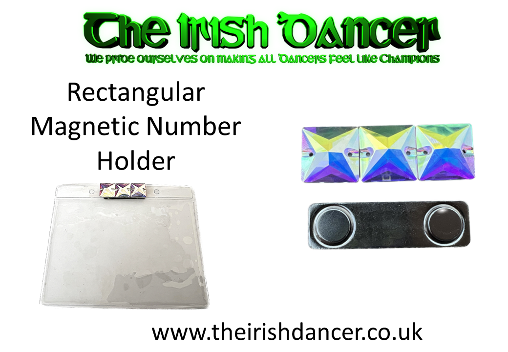 Rectangular Magnetic Number Holder – The Irish Dancer